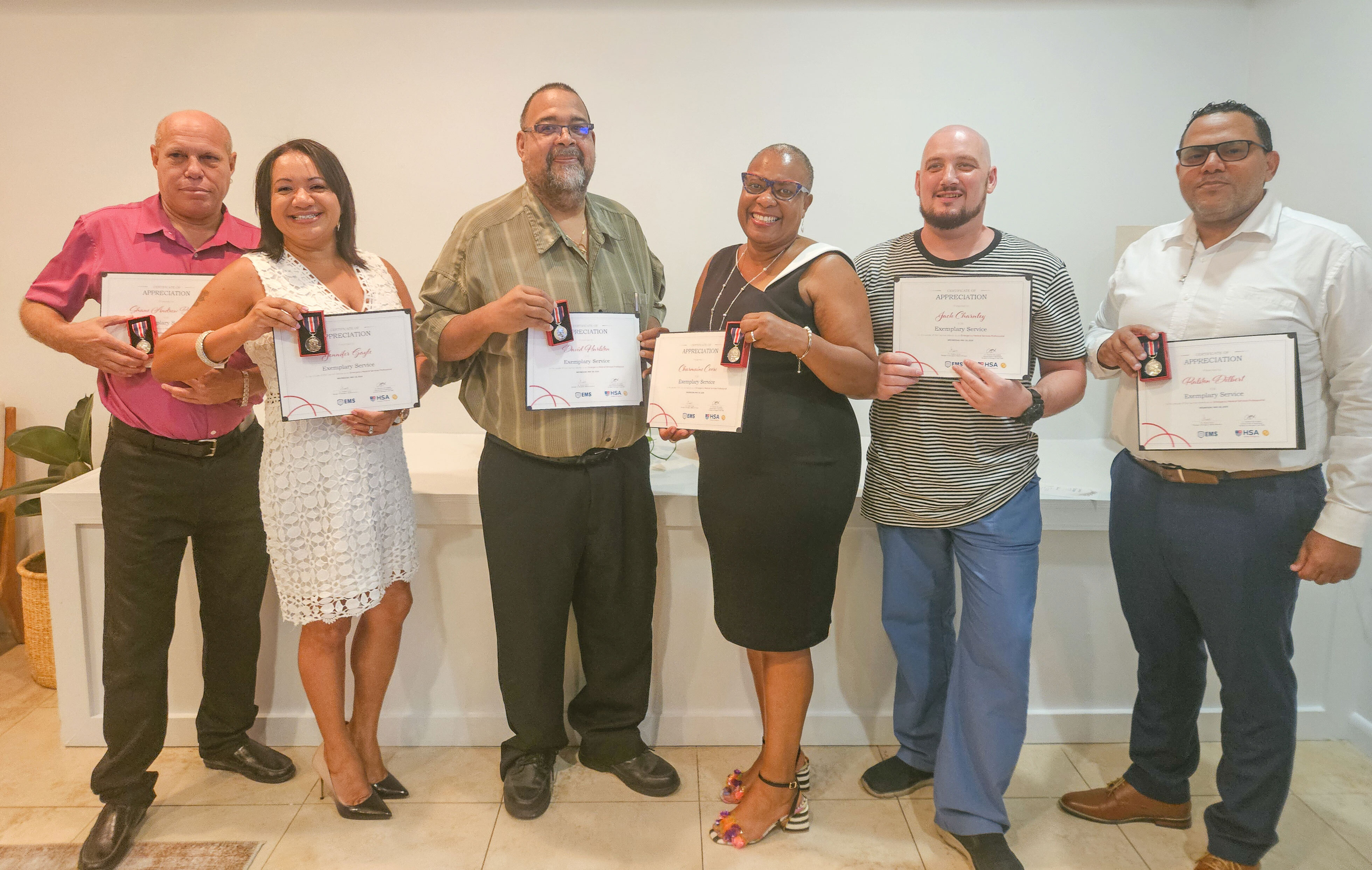 EMS providers honoured with Coronation Medals | HSA