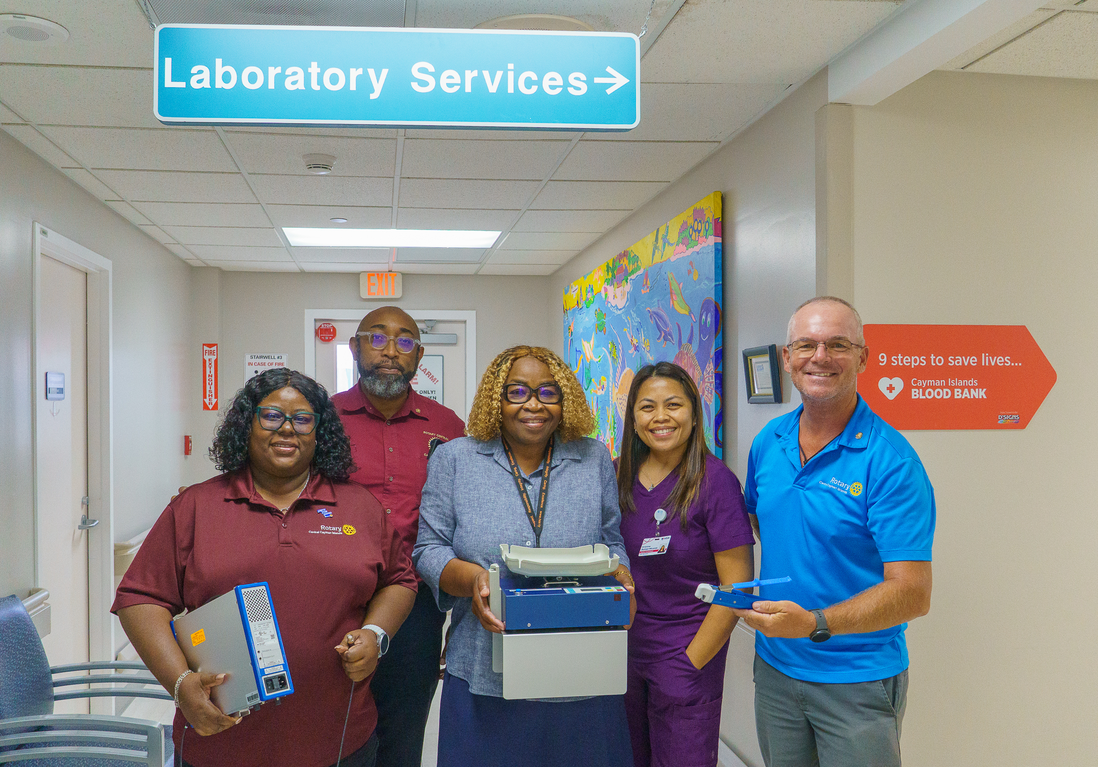 Rotary Central helps secure new equipment for mobile blood… | HSA