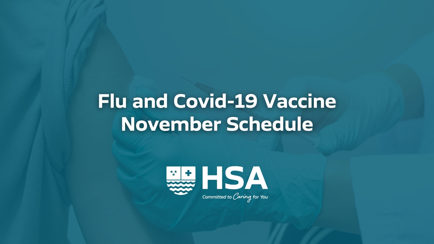 Public Health Department’s Vaccine Schedule for November… | HSA